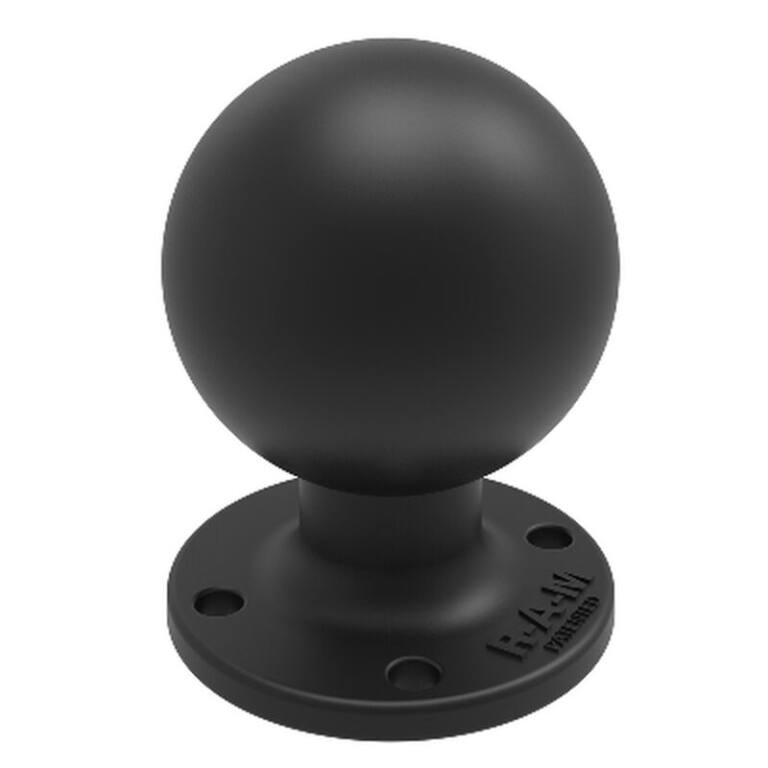 RAM Mount Round Base Plate Will Ball, Fits: D Size - RAM-D-254U | Delfi